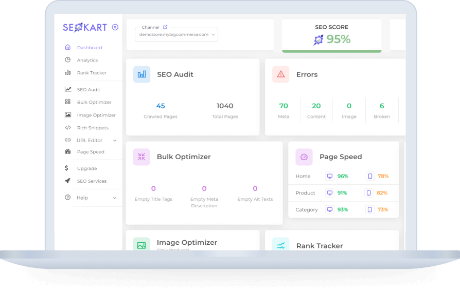 Shopify SEO App | BigCommerce SEO App